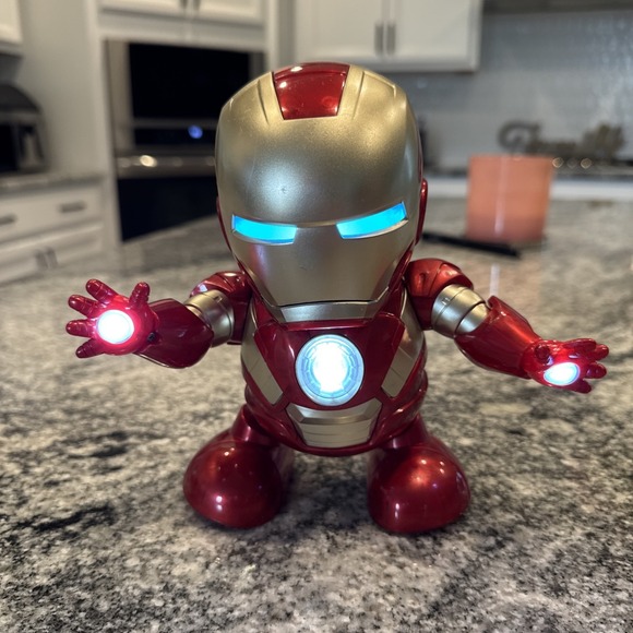 Toys | Marvel Iron Man Dance Action Figure Sings Led Light Super Hero ...
